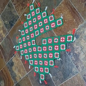 Holiday | Vintage Granny Square Christmas Tree Skirt Large | Poshmark